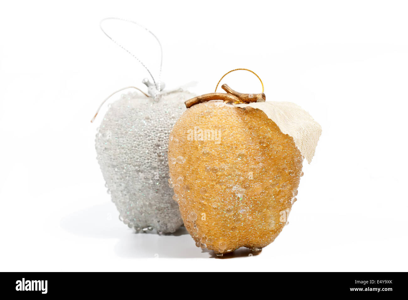 Golden and silver apples Stock Photo - Alamy