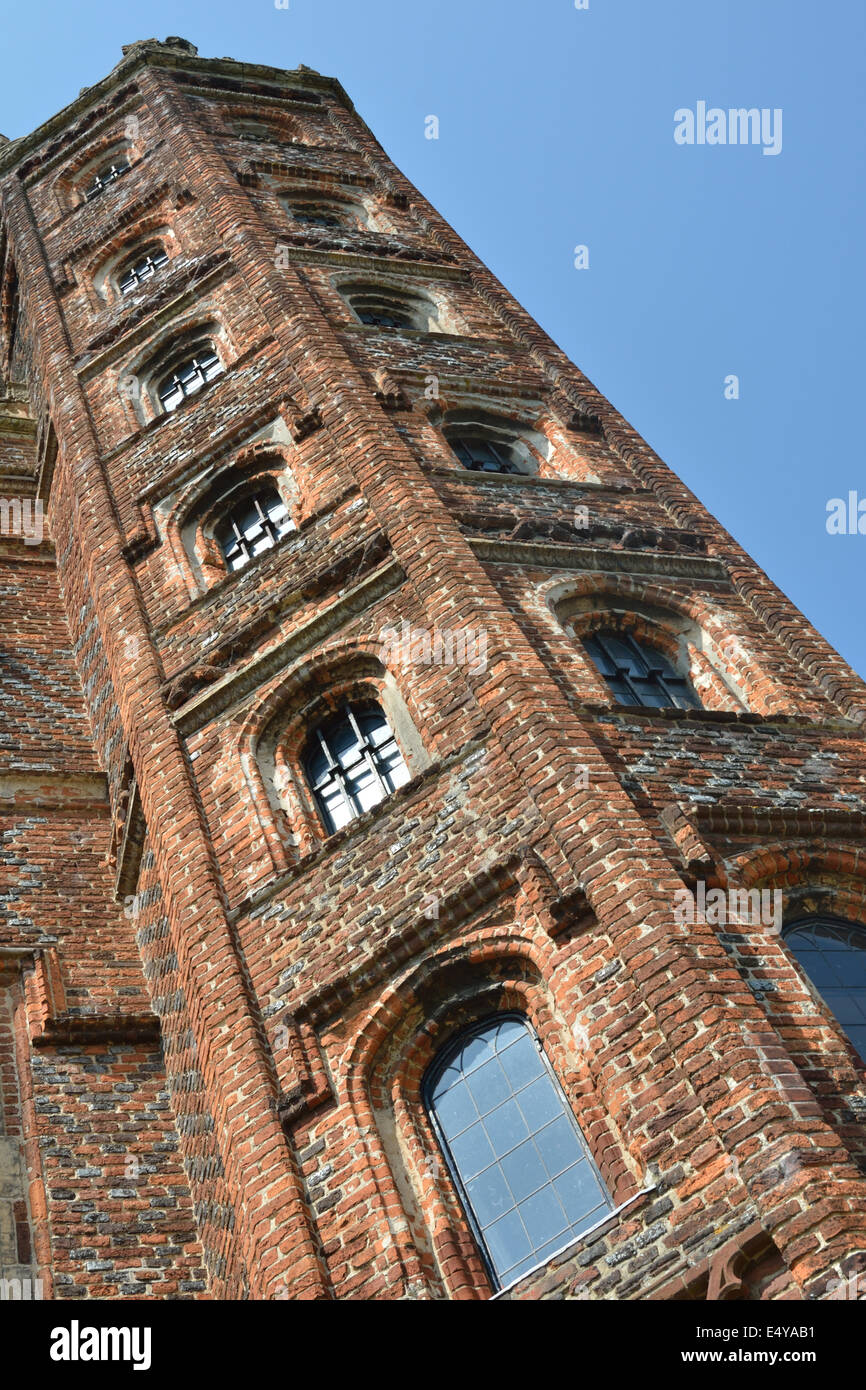 Elizabethan Tower at sharp angle Stock Photo - Alamy