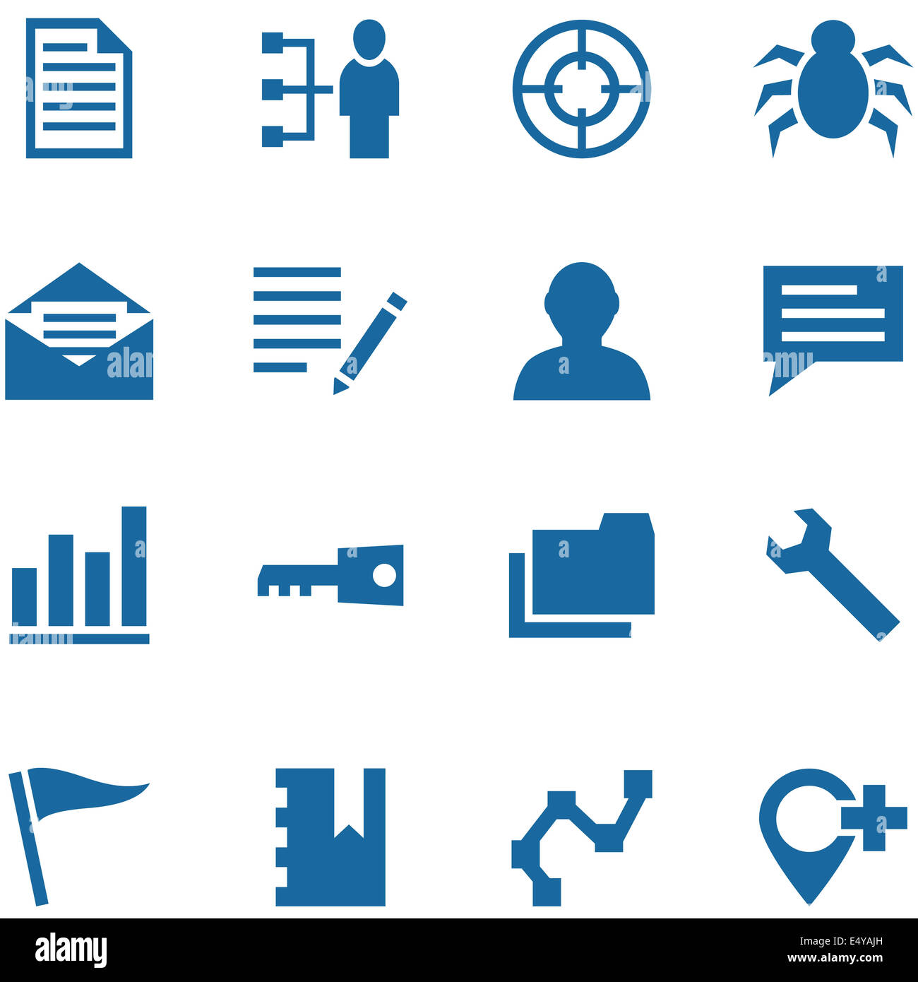 Collection of icons for design Stock Photo - Alamy