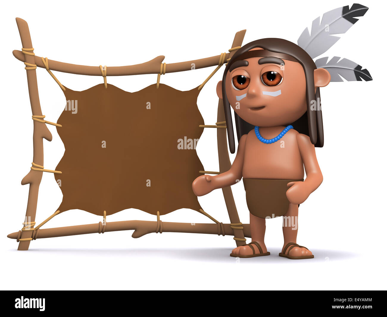 Native american indian animal skin hi-res stock photography and images ...