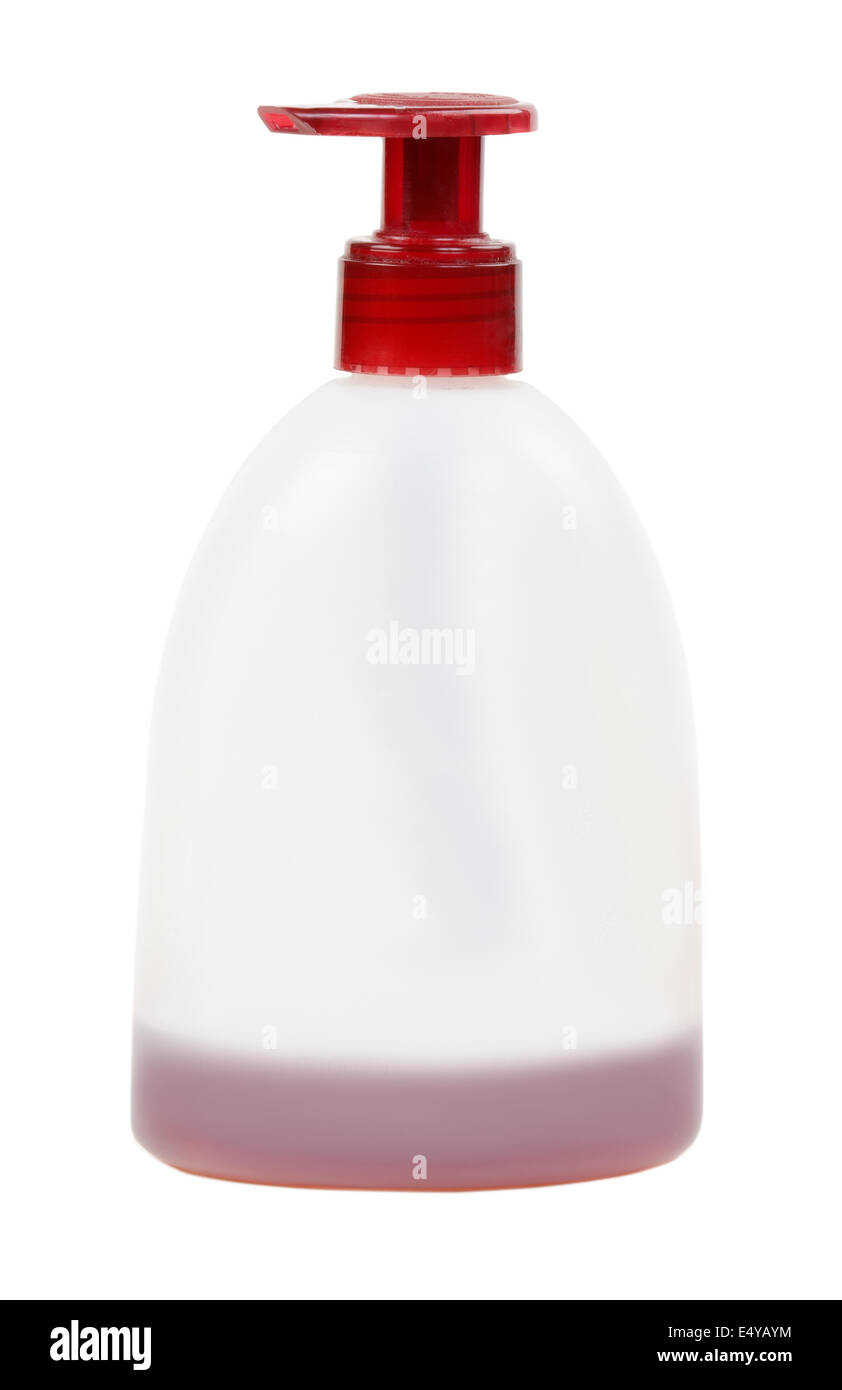 Cosmetic bottle red cap hi-res stock photography and images - Alamy