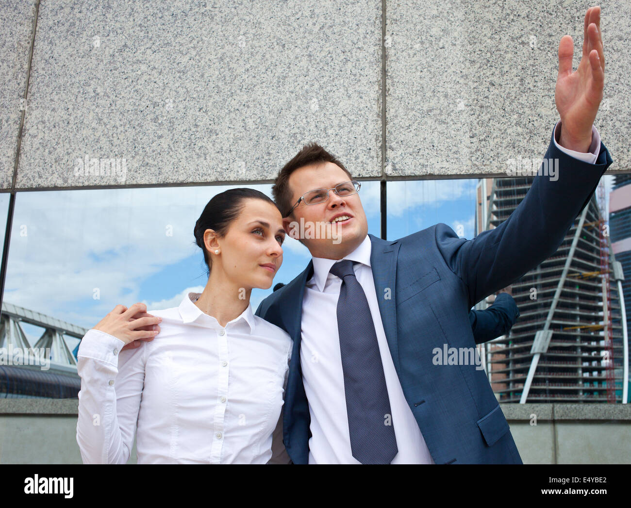 Successful business couple Stock Photo - Alamy