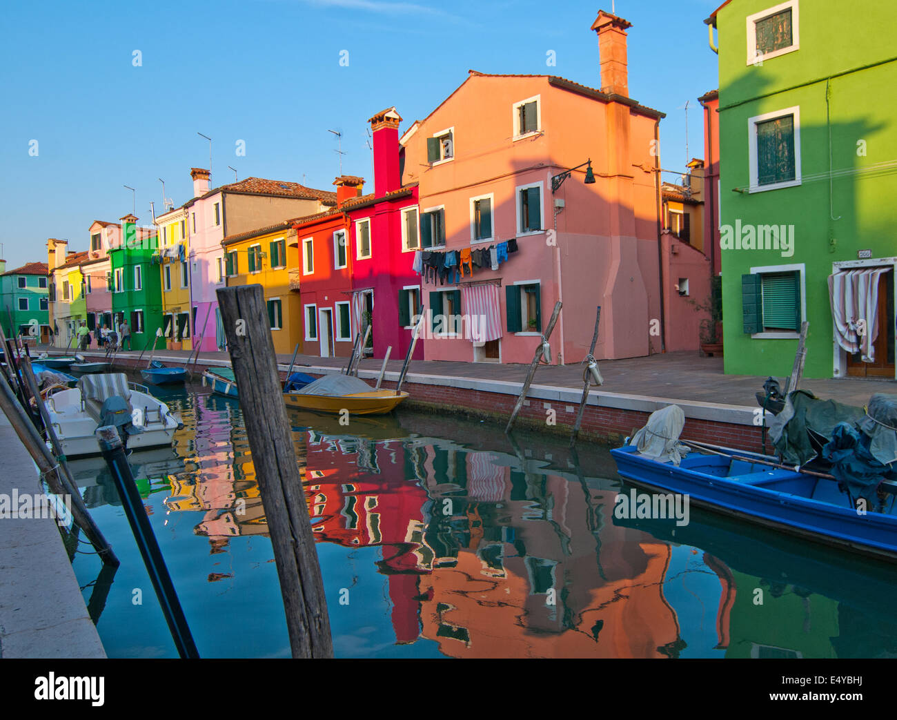 Italy Venice Burano island Stock Photo - Alamy