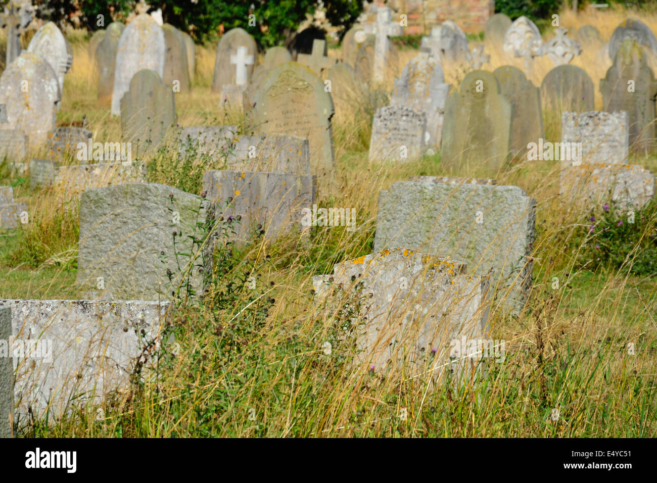 group of gravestones Stock Photo - Alamy