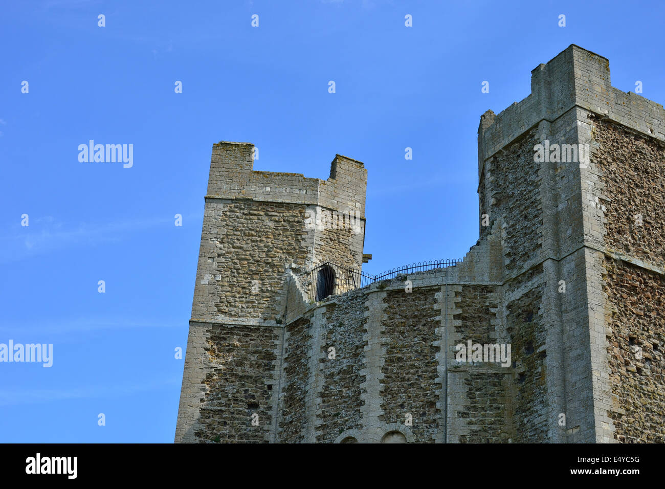 Norman castle tower Stock Photo - Alamy