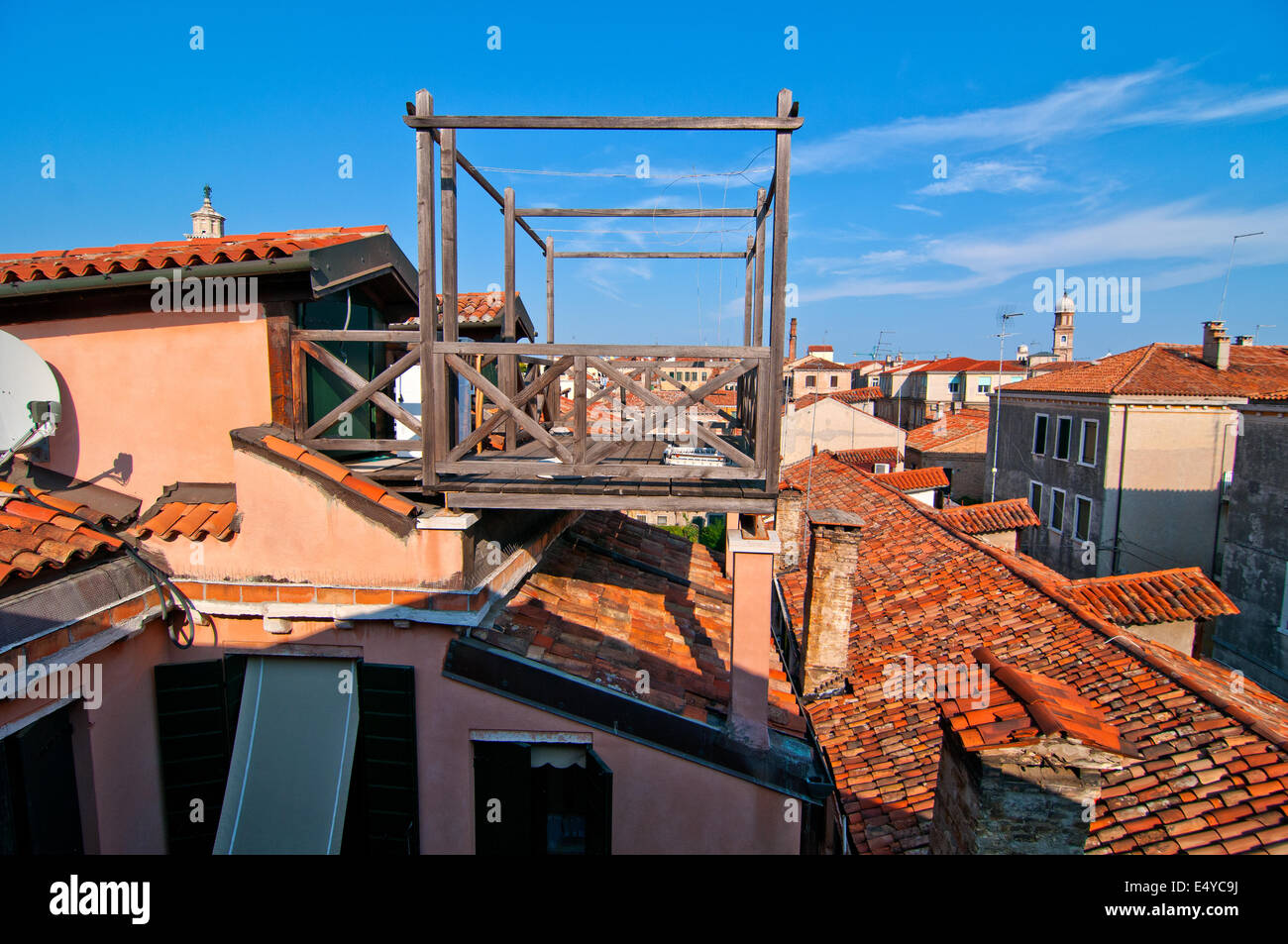 Venice Italy altana terrace Stock Photo - Alamy