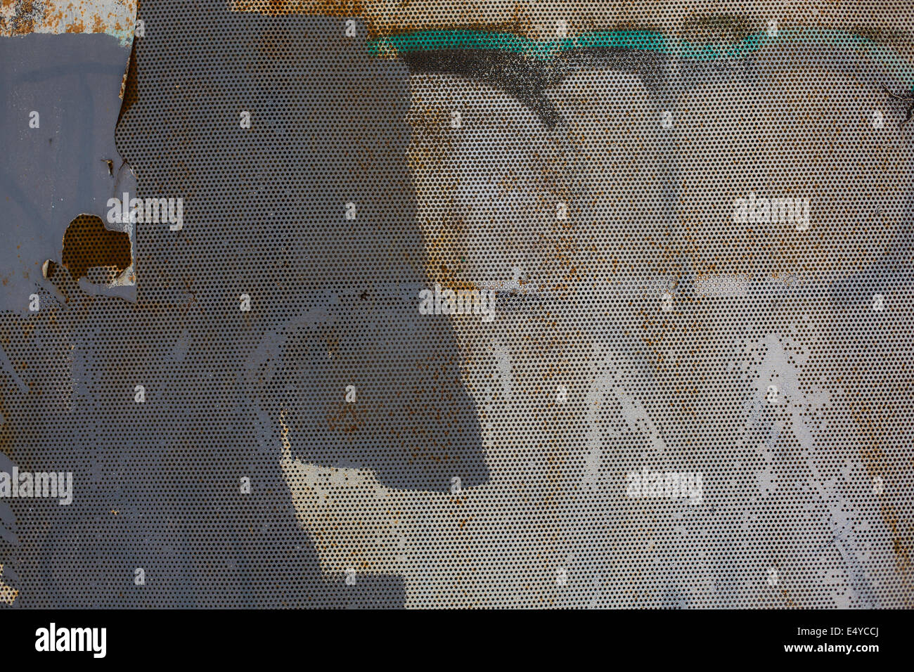 Metal grid background with graffiti and detailed textures Stock Photo ...