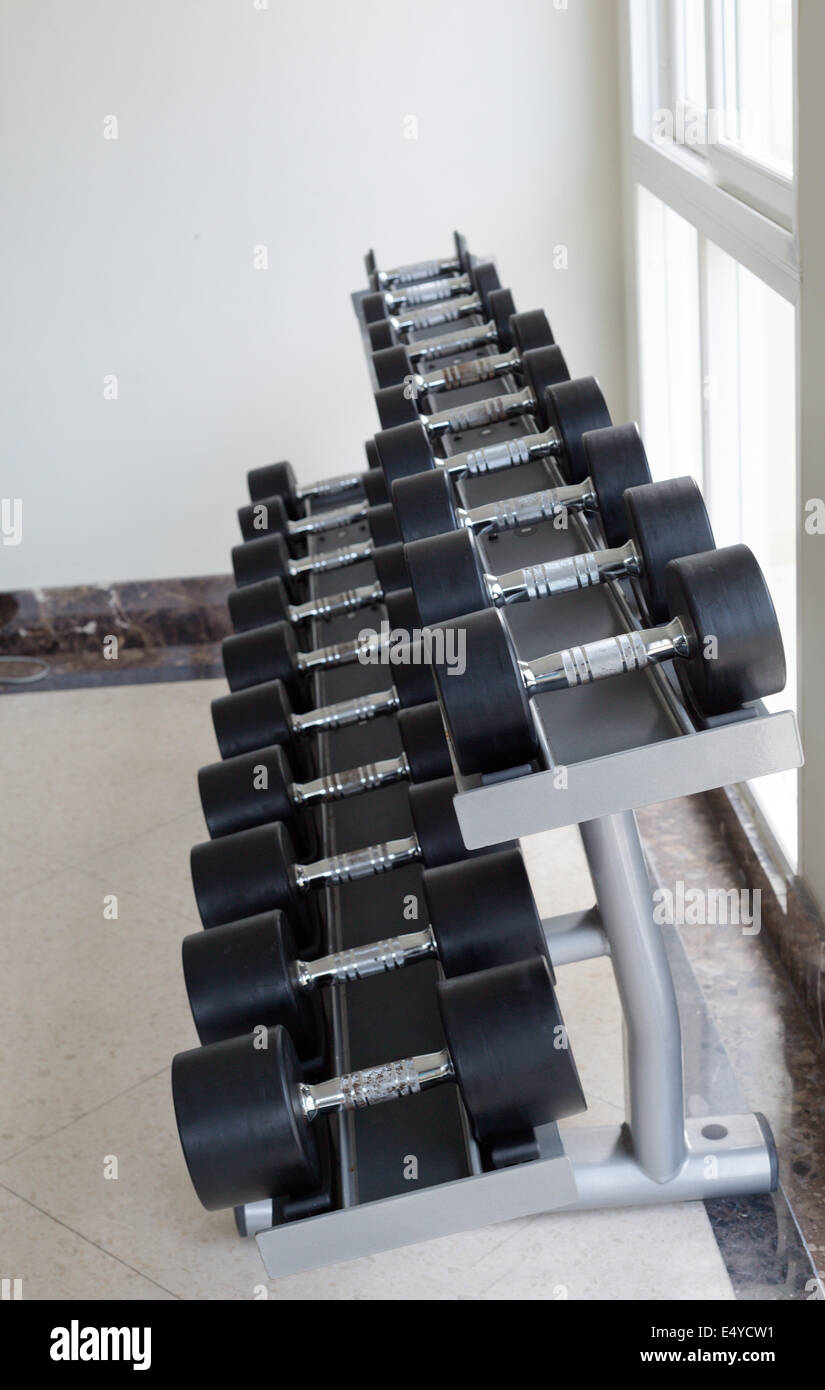 Dumbbells set hi-res stock photography and images - Alamy