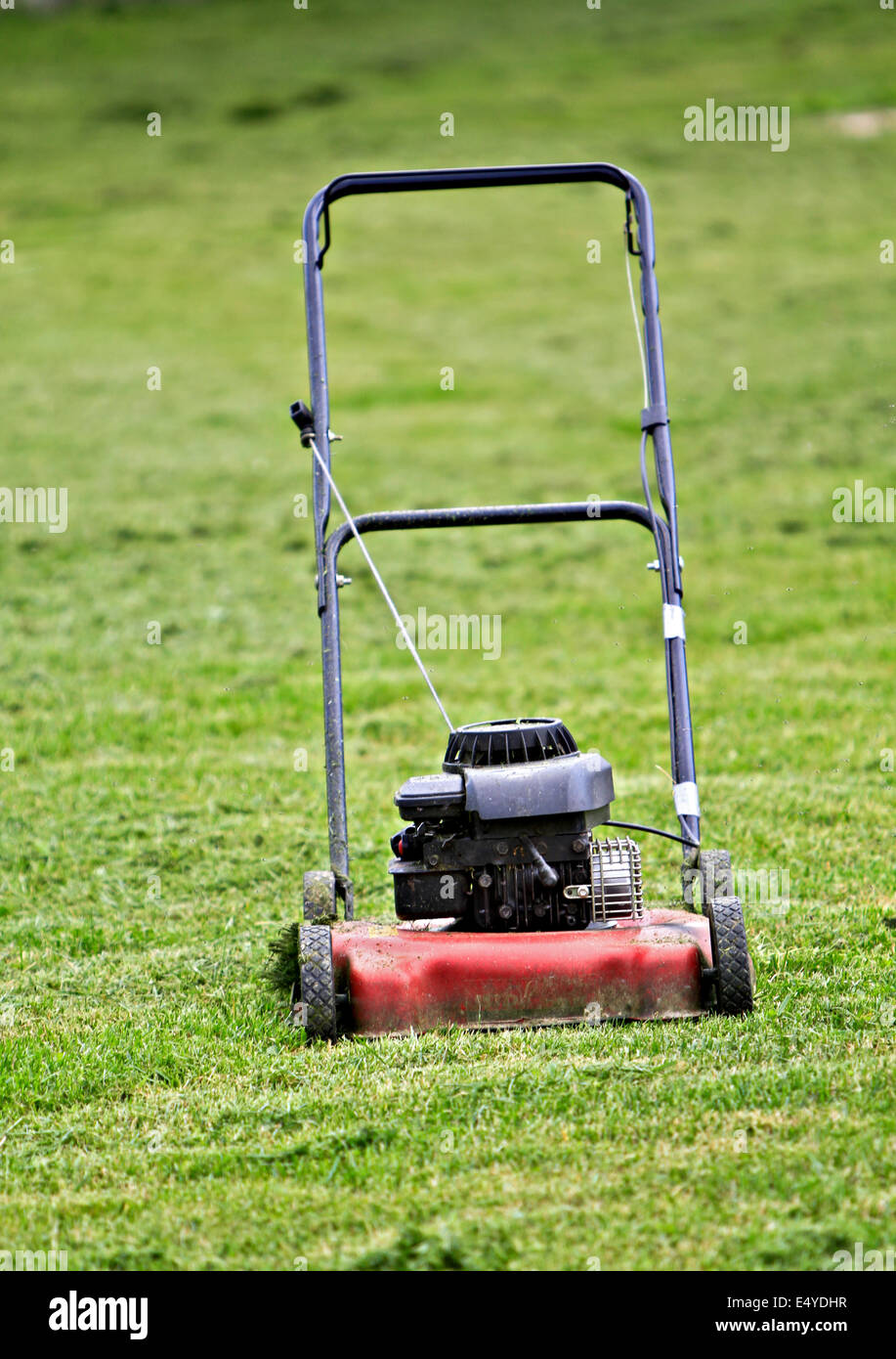 Green mower hi-res stock photography and images - Alamy