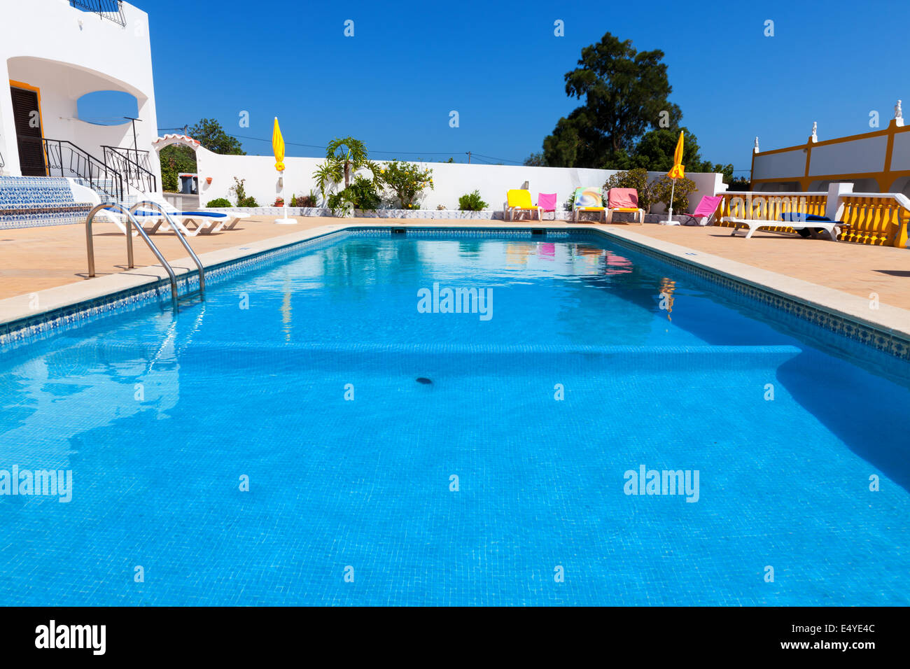 Beautiful swimming pool in hotel Stock Photo - Alamy