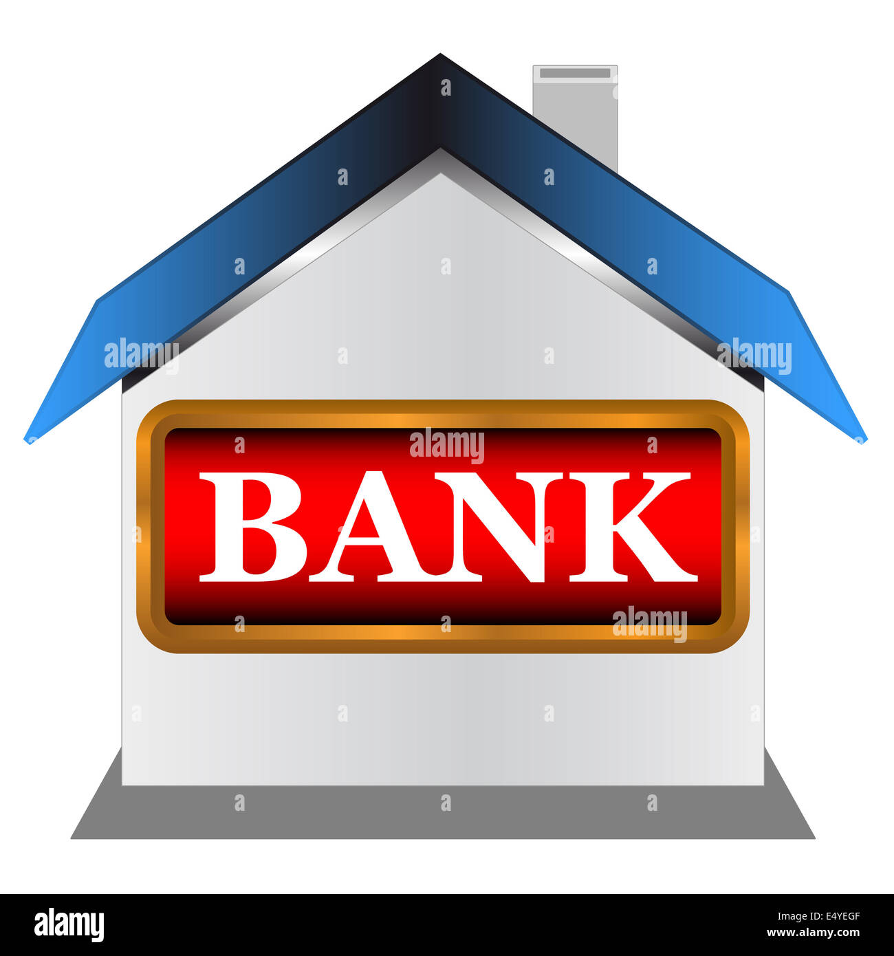 Symbol of the bank Stock Photo - Alamy