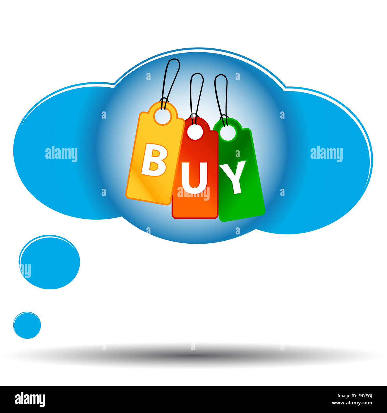 Three buy labels Stock Photo - Alamy