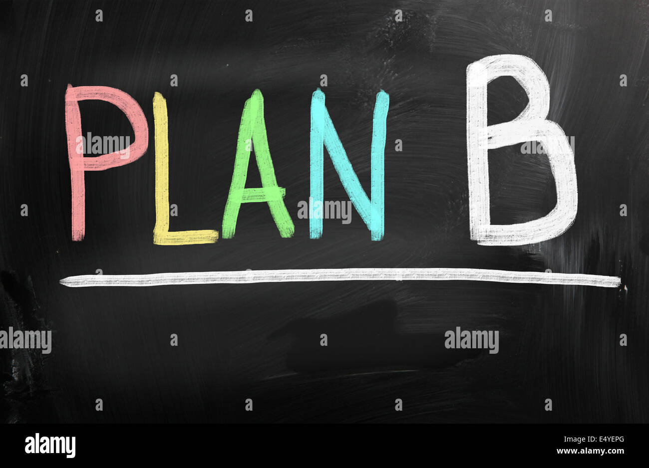 Plan B concept Stock Photo - Alamy
