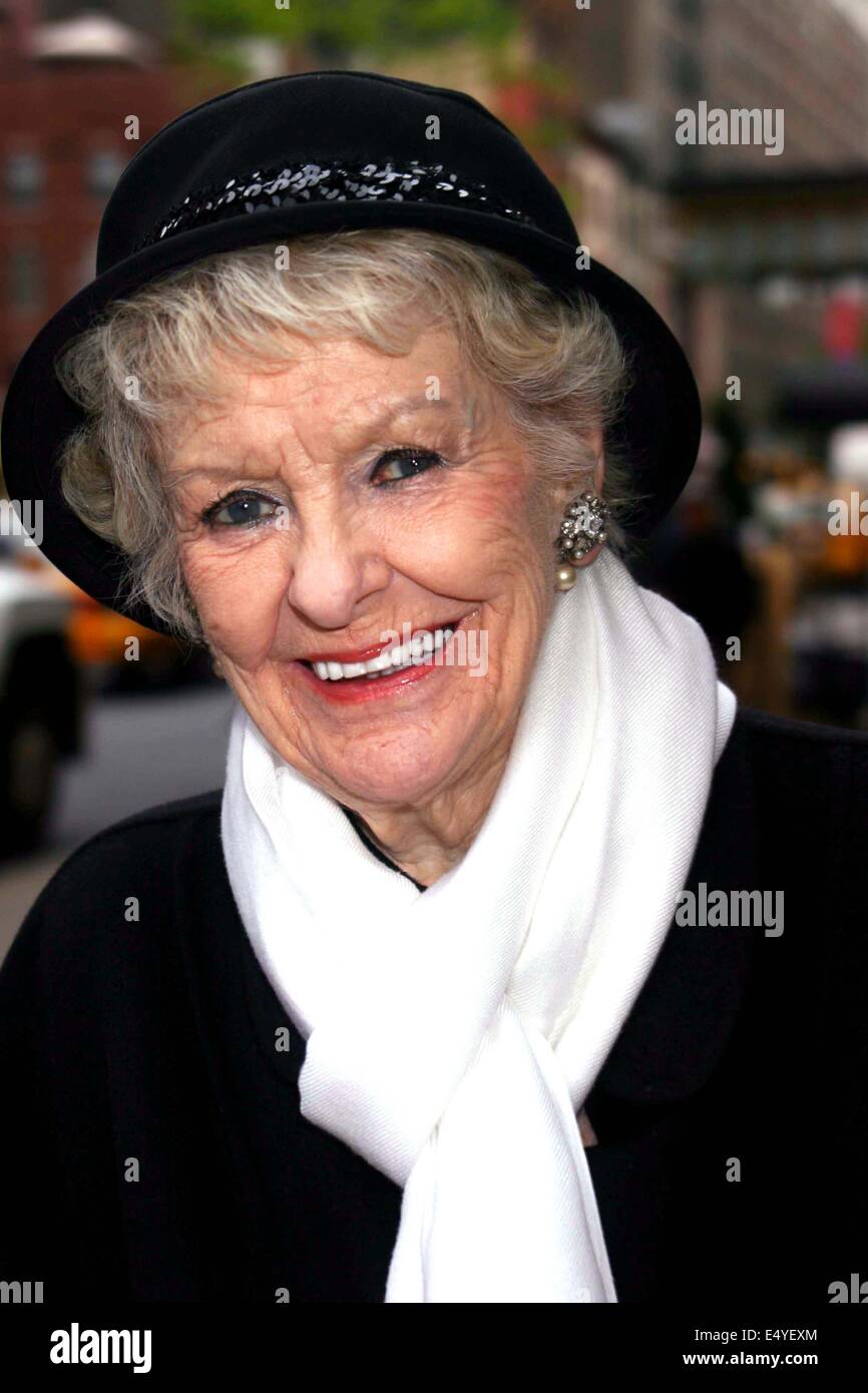 July 17, 2014 - Legendary Broadway actress and singer ELAINE STRITCH ...