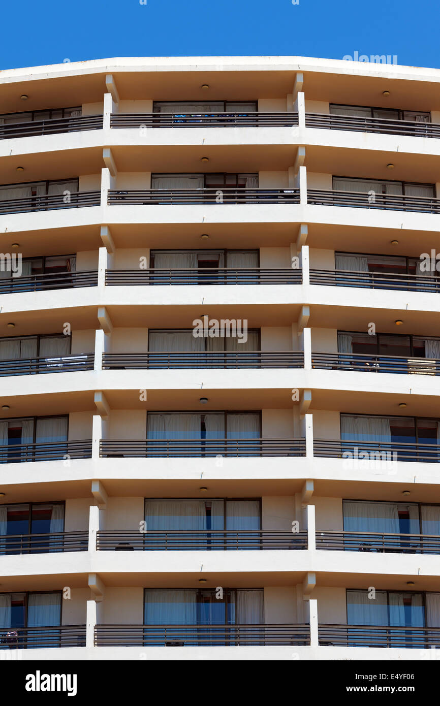 Exterior of a modern apartment block Stock Photo - Alamy