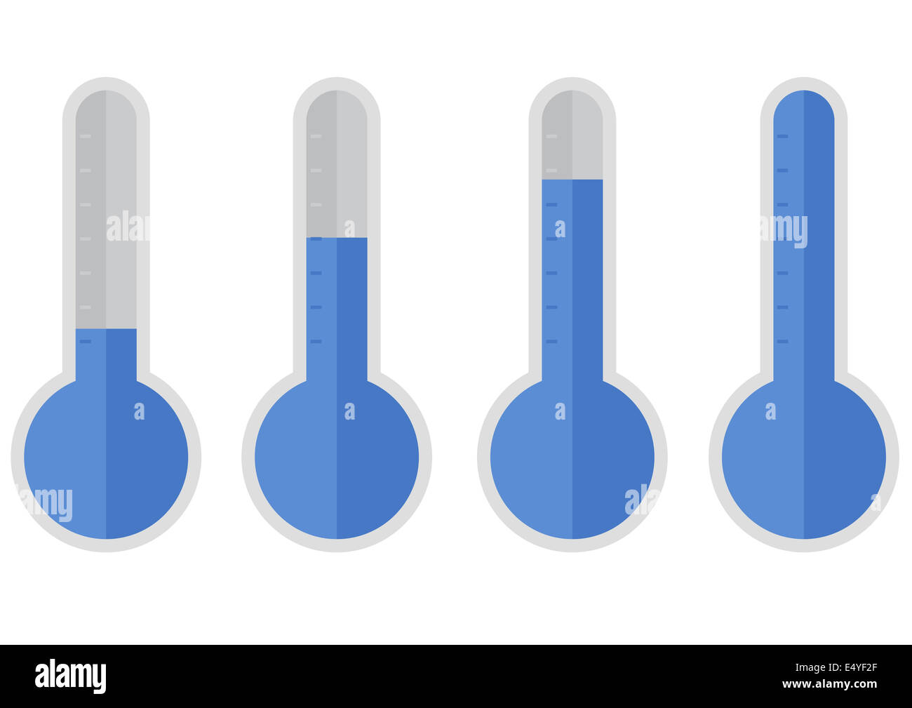 Blue thermometer icon hi-res stock photography and images - Alamy