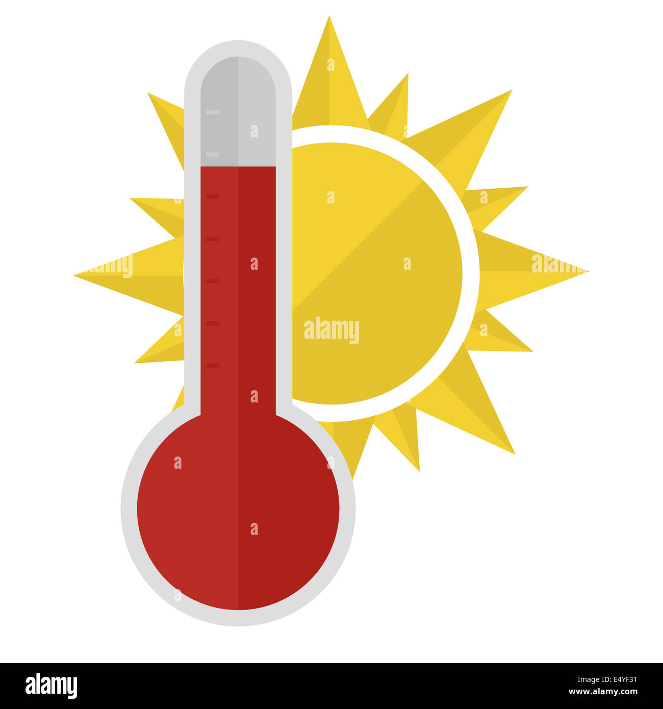 Rising sun icon Cut Out Stock Images & Pictures - Alamy