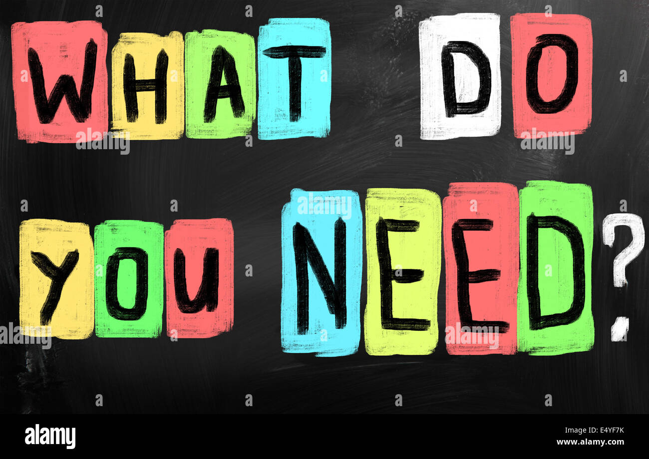 What You Need To Know Stock Photo - Alamy