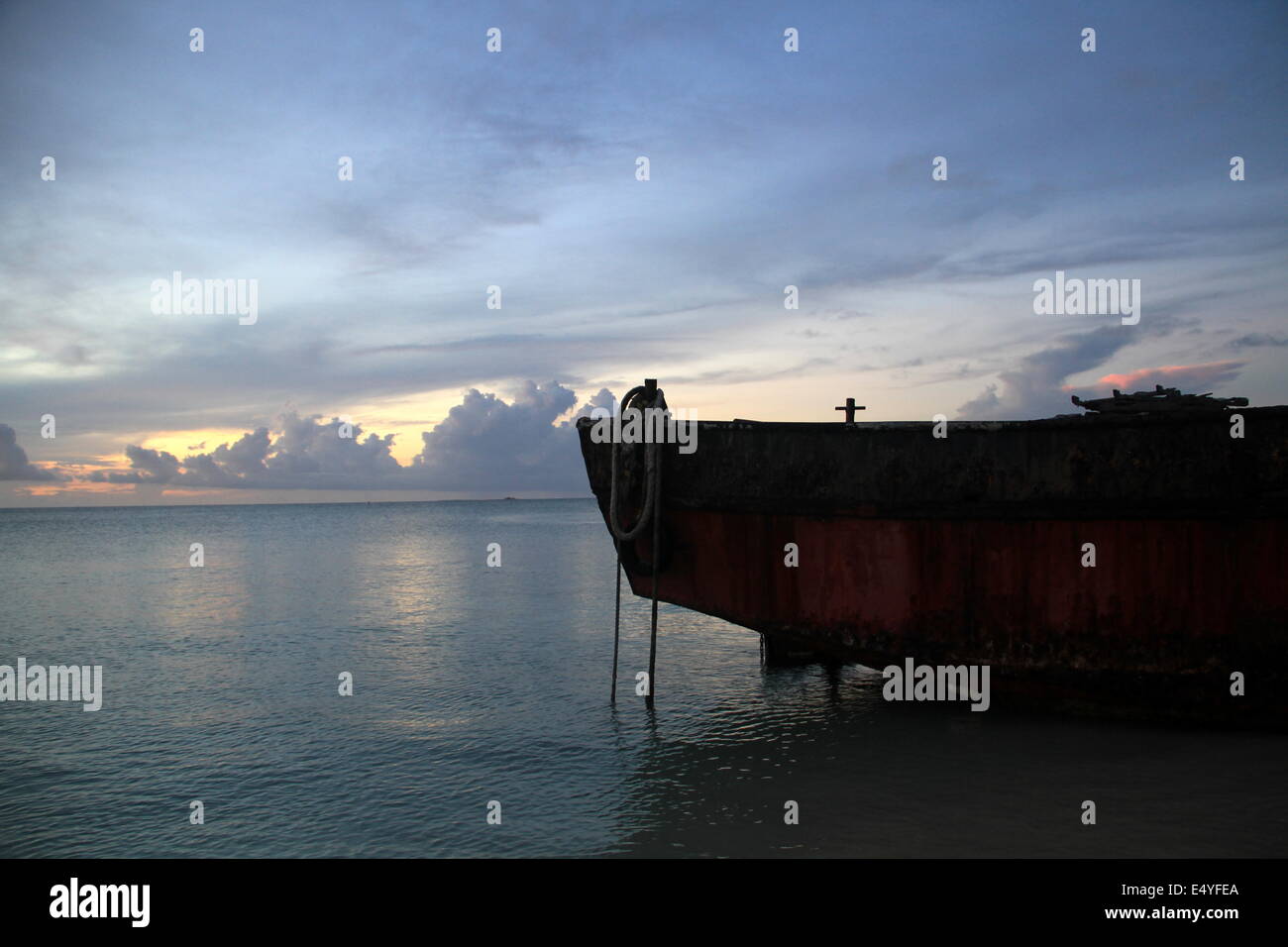 Old Storm wrecked Boat Stock Photo - Alamy