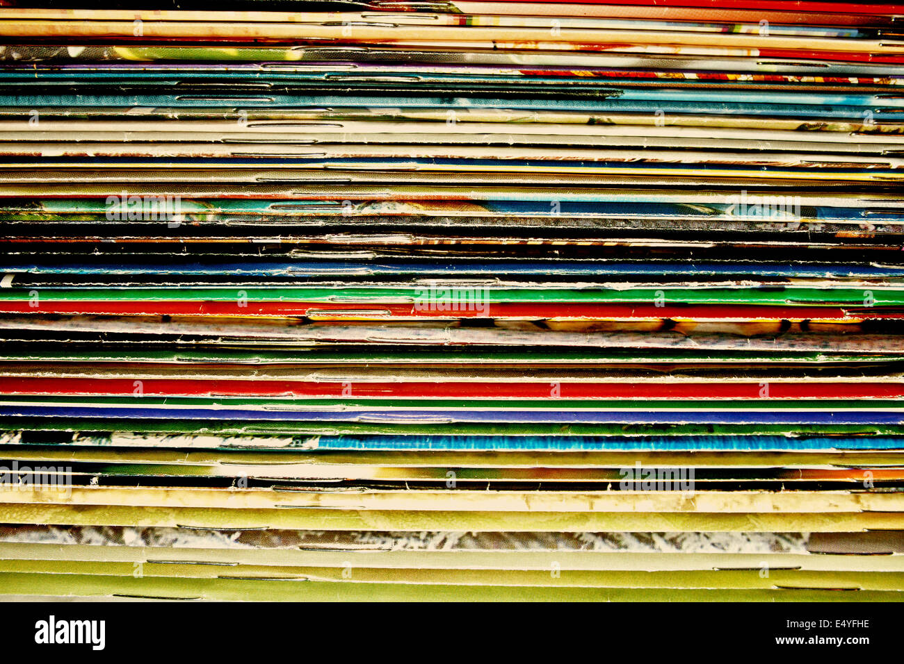 Stack of magazines Stock Photo - Alamy