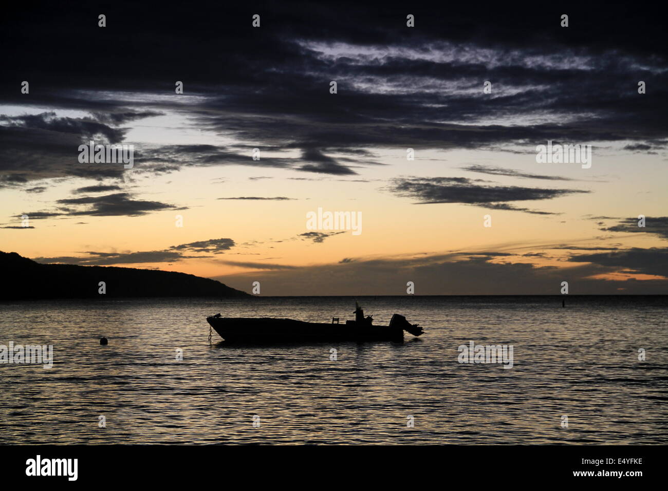 Road Bay Sunset Stock Photo - Alamy