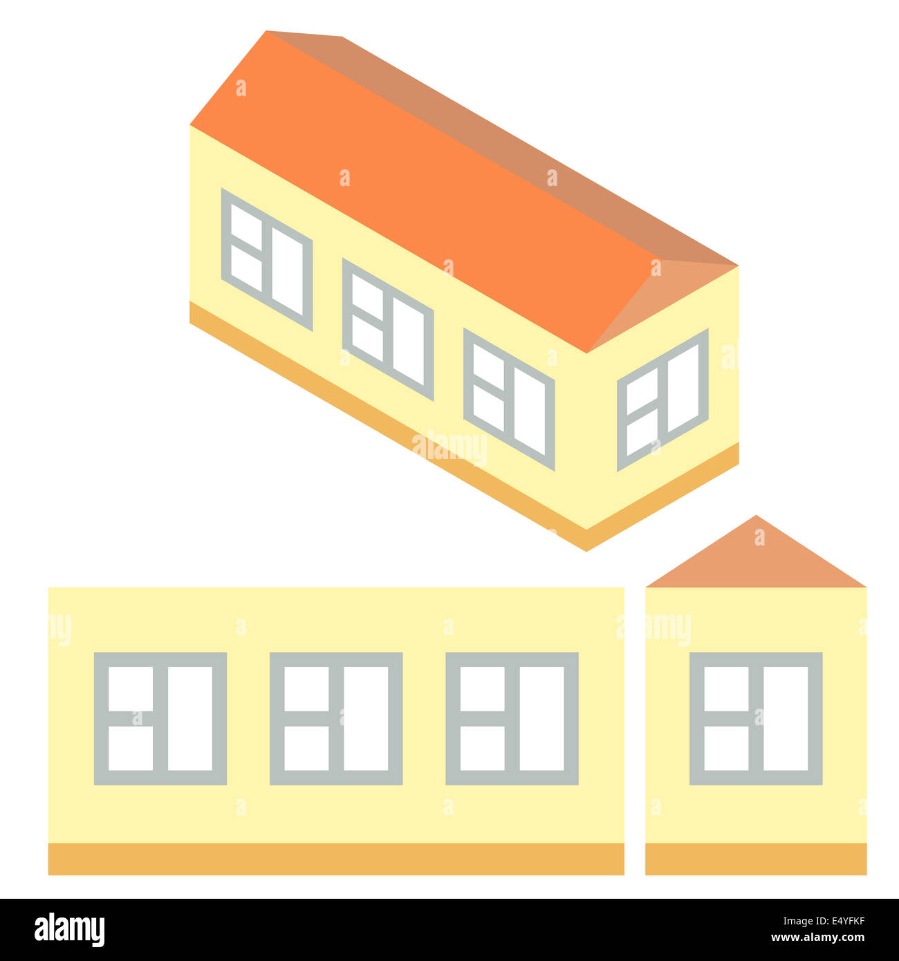 Vector icon isometric horizontal Cut Out Stock Images & Pictures - Alamy