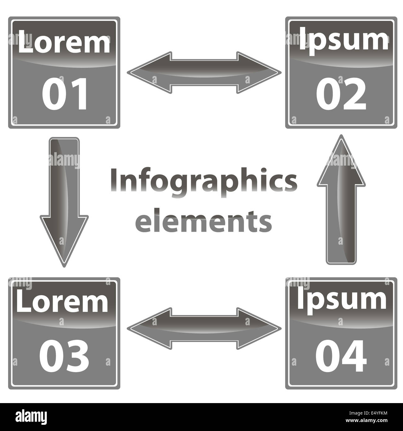 Modern elements infographics template hi-res stock photography and ...