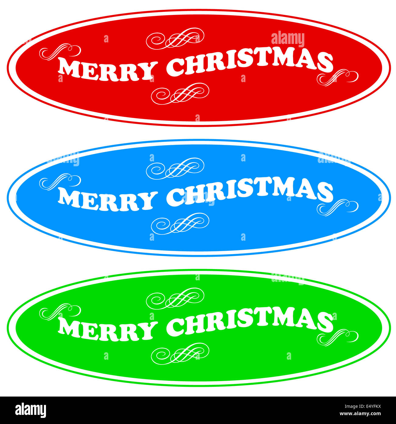 Christmas icons set design Cut Out Stock Images & Pictures - Alamy