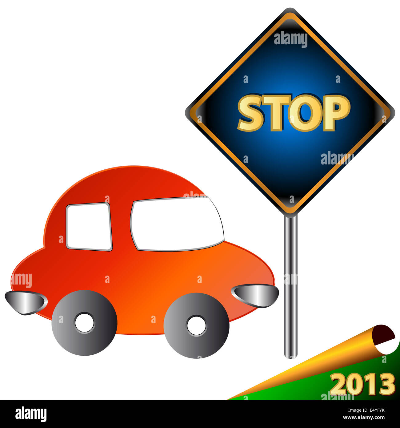 New car symbol Stock Photo - Alamy