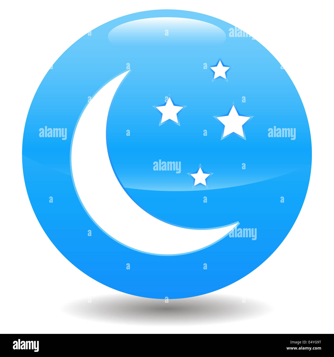 Star moon logo logo hi-res stock photography and images - Alamy