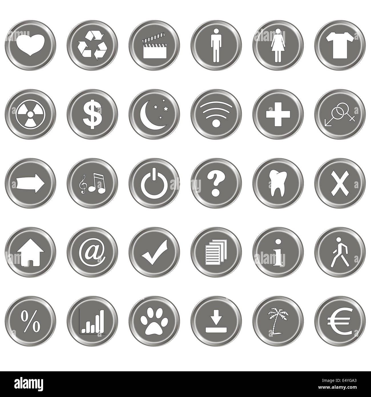 Big icons hi-res stock photography and images - Alamy