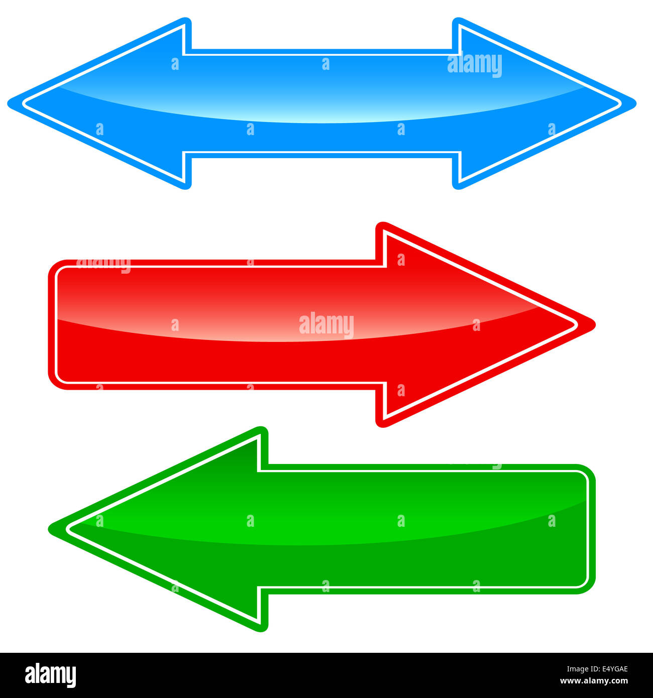 Gradient arrows Cut Out Stock Images & Pictures - Alamy