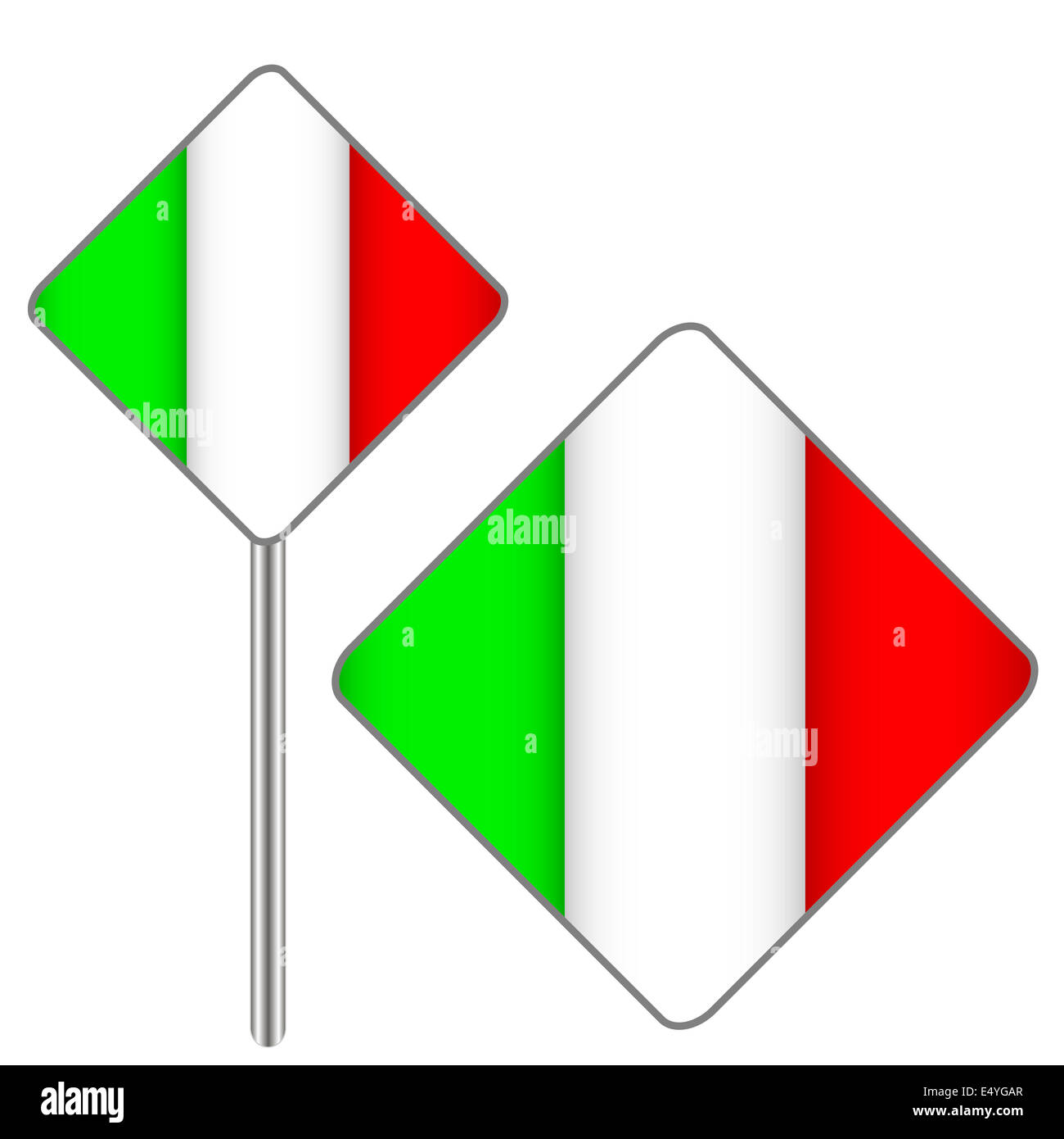 Italian signs hi-res stock photography and images - Alamy