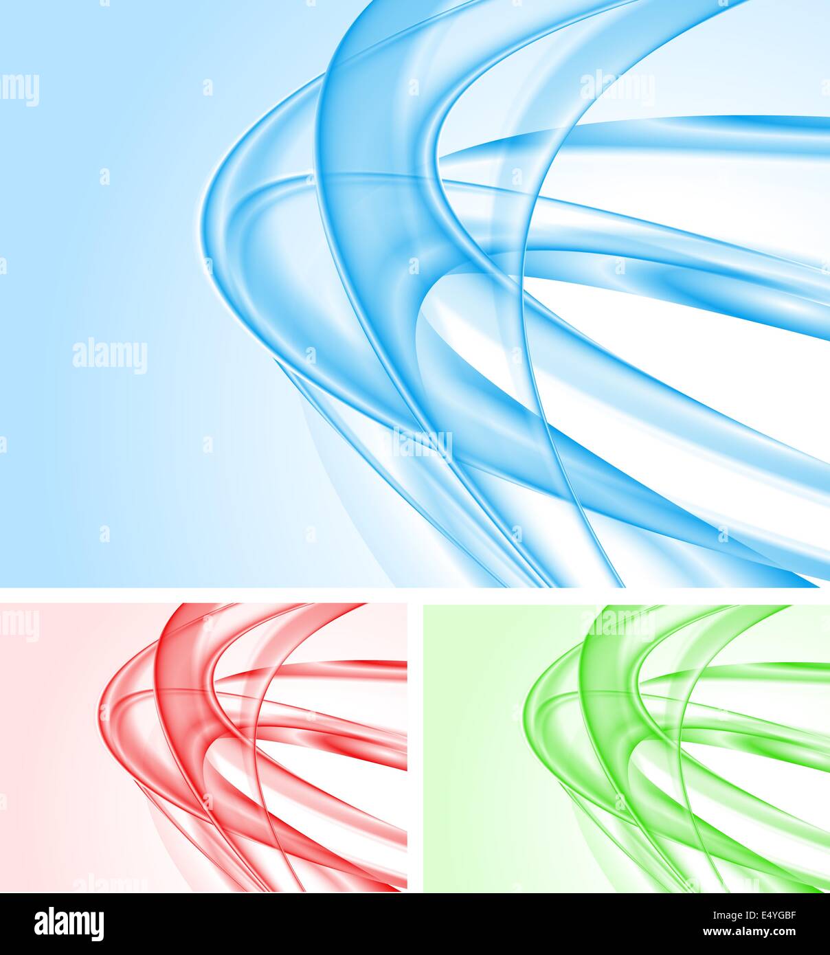 Set of abstract wave backgrounds Stock Photo - Alamy