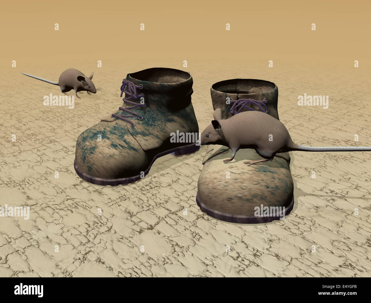 3d digital render brown rat hi-res stock photography and images - Alamy