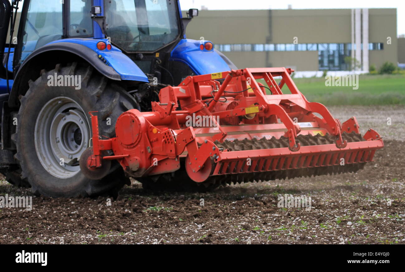 Rear of tractor Stock Photo - Alamy