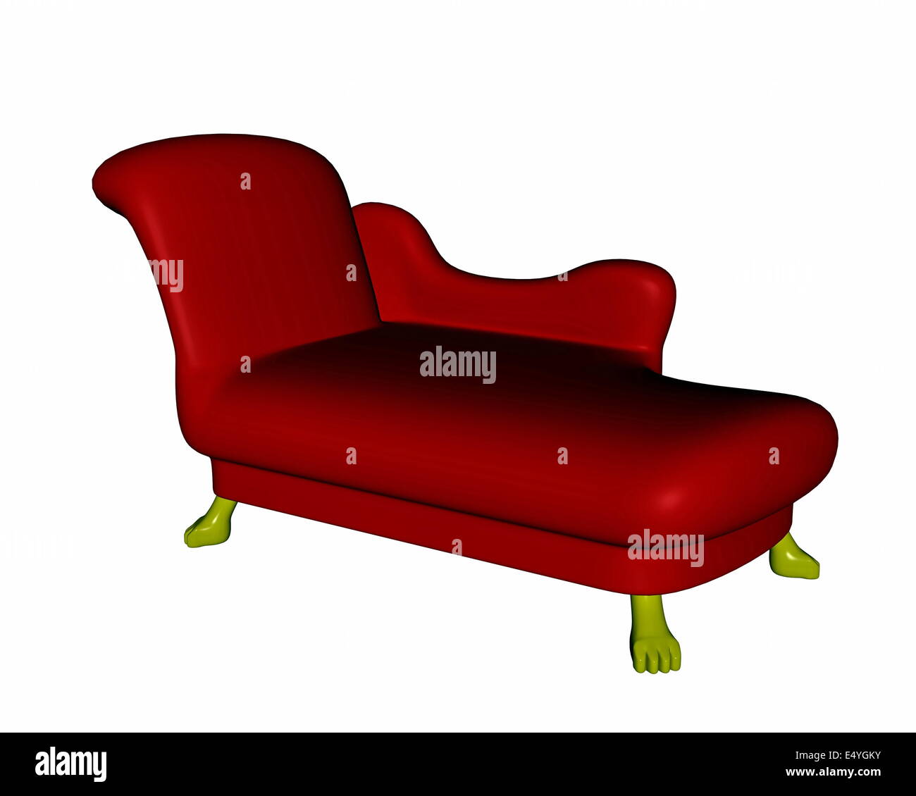 Relaxation - 3D render Stock Photo - Alamy