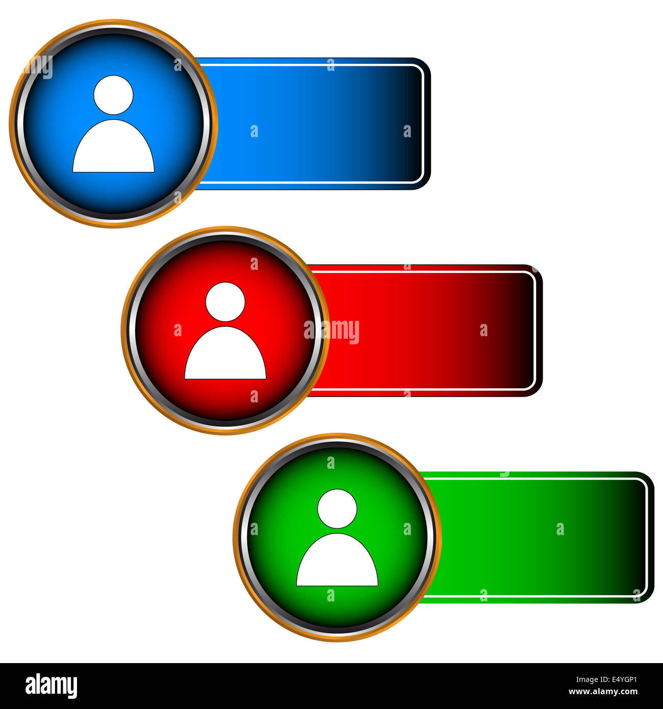 Login icons set Stock Photo - Alamy