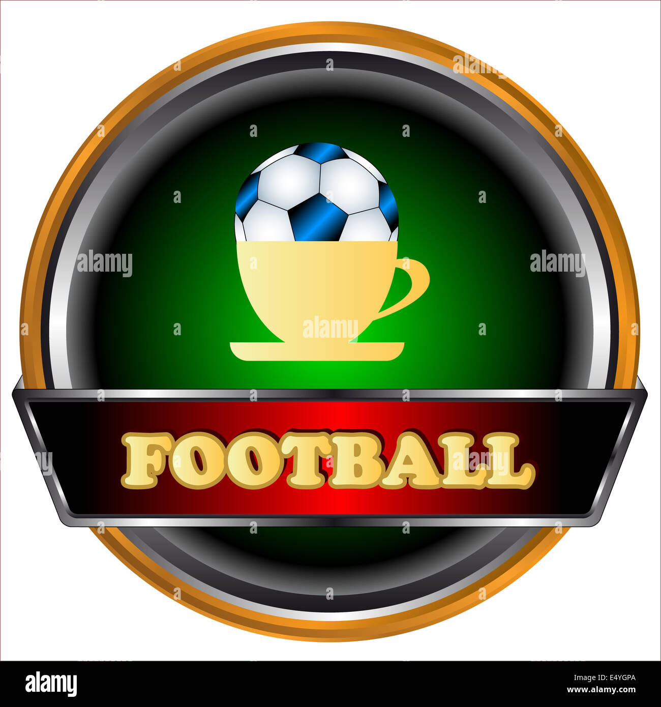 Football icon hi-res stock photography and images - Alamy