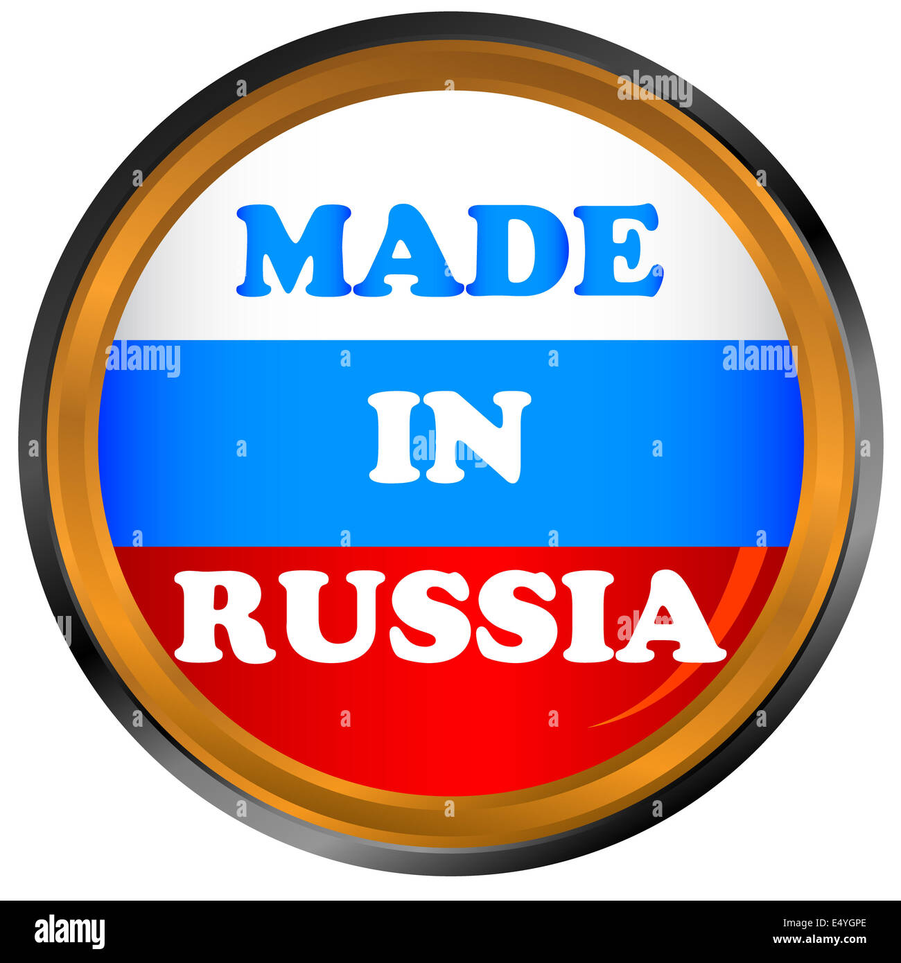 Made in russia icon Stock Photo - Alamy
