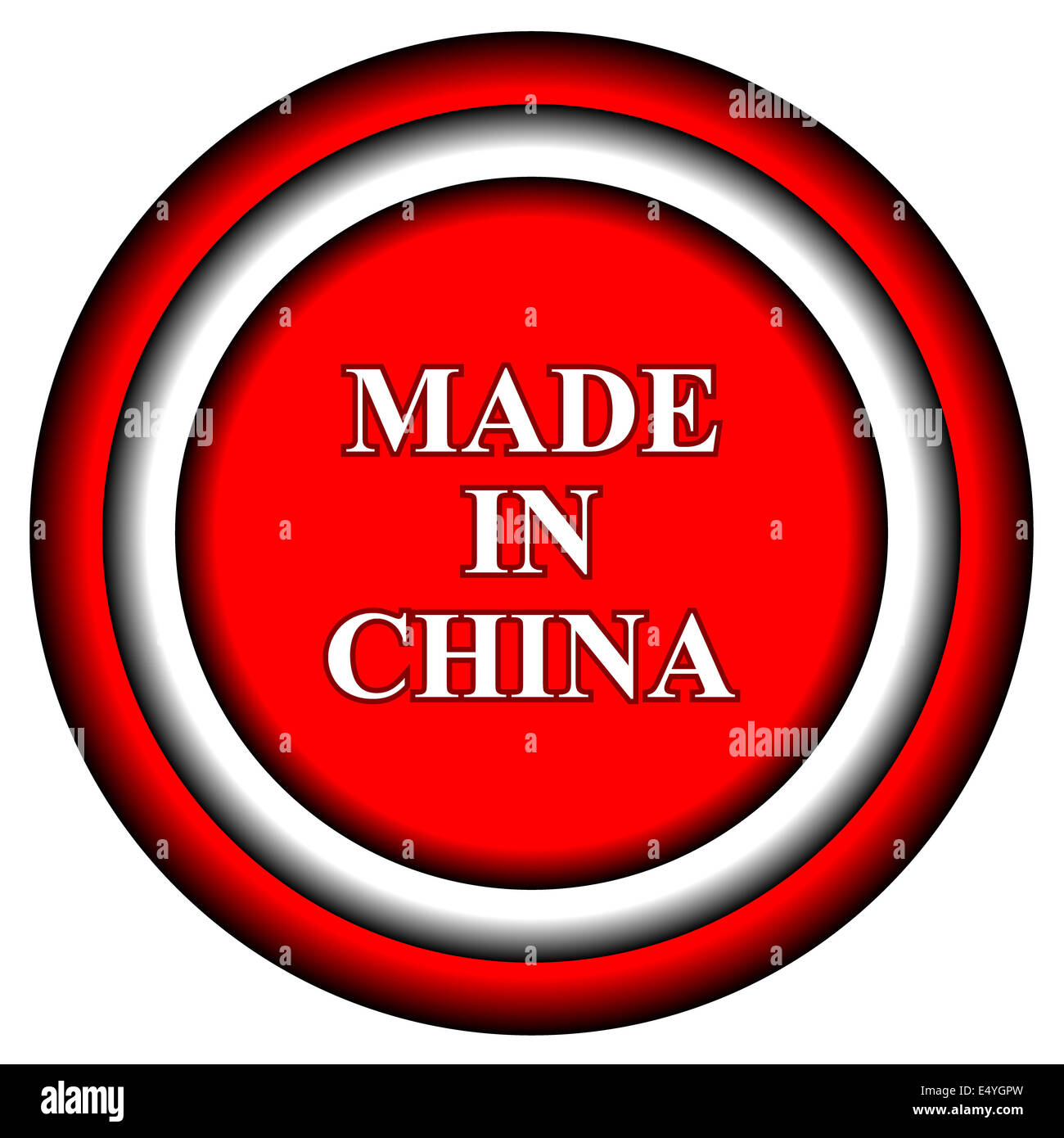 Made in China icon Stock Photo - Alamy