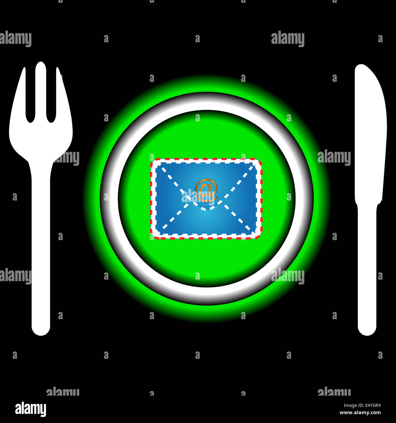 Email icon hi-res stock photography and images - Alamy