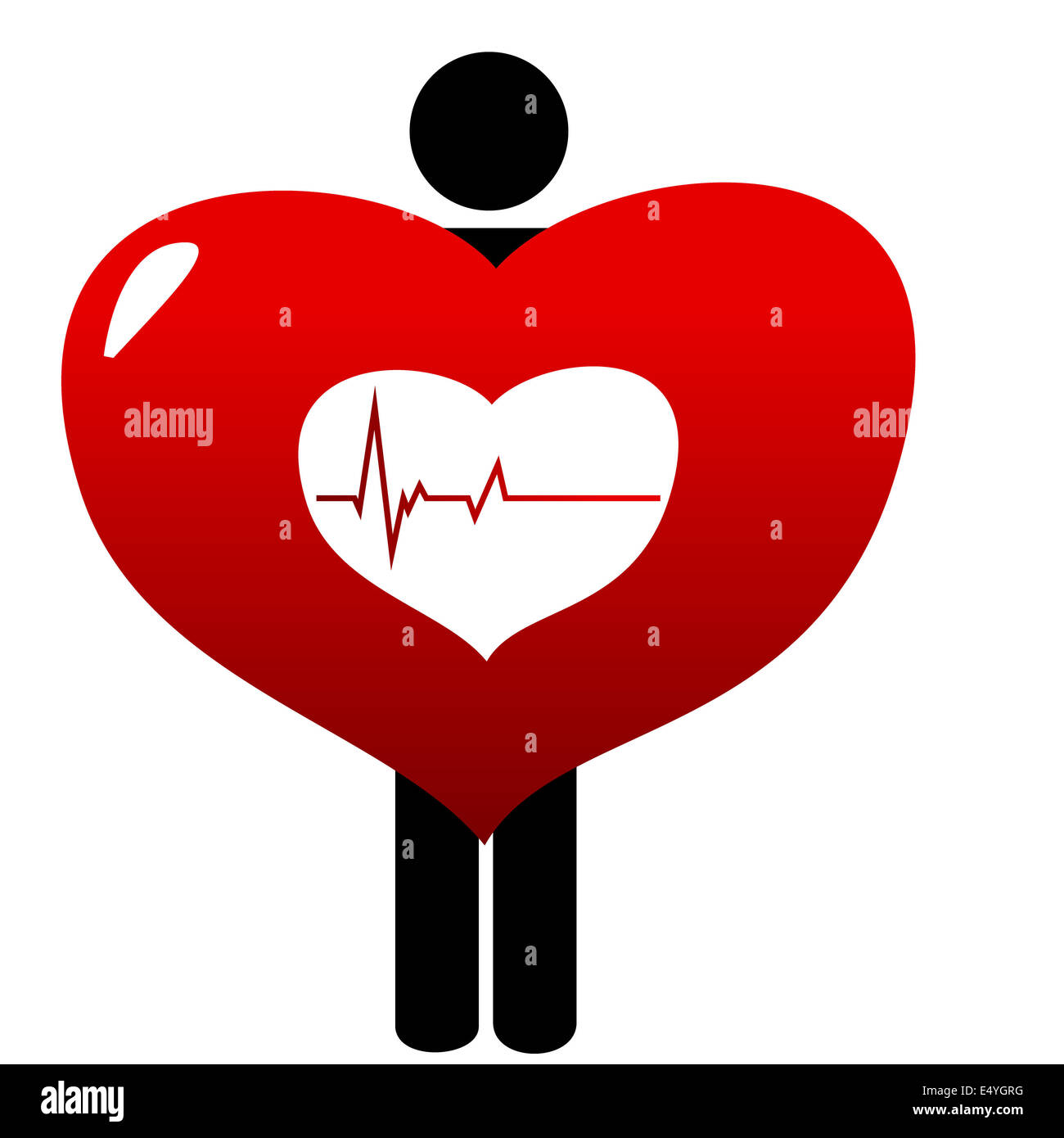 Human heart beats hi-res stock photography and images - Alamy