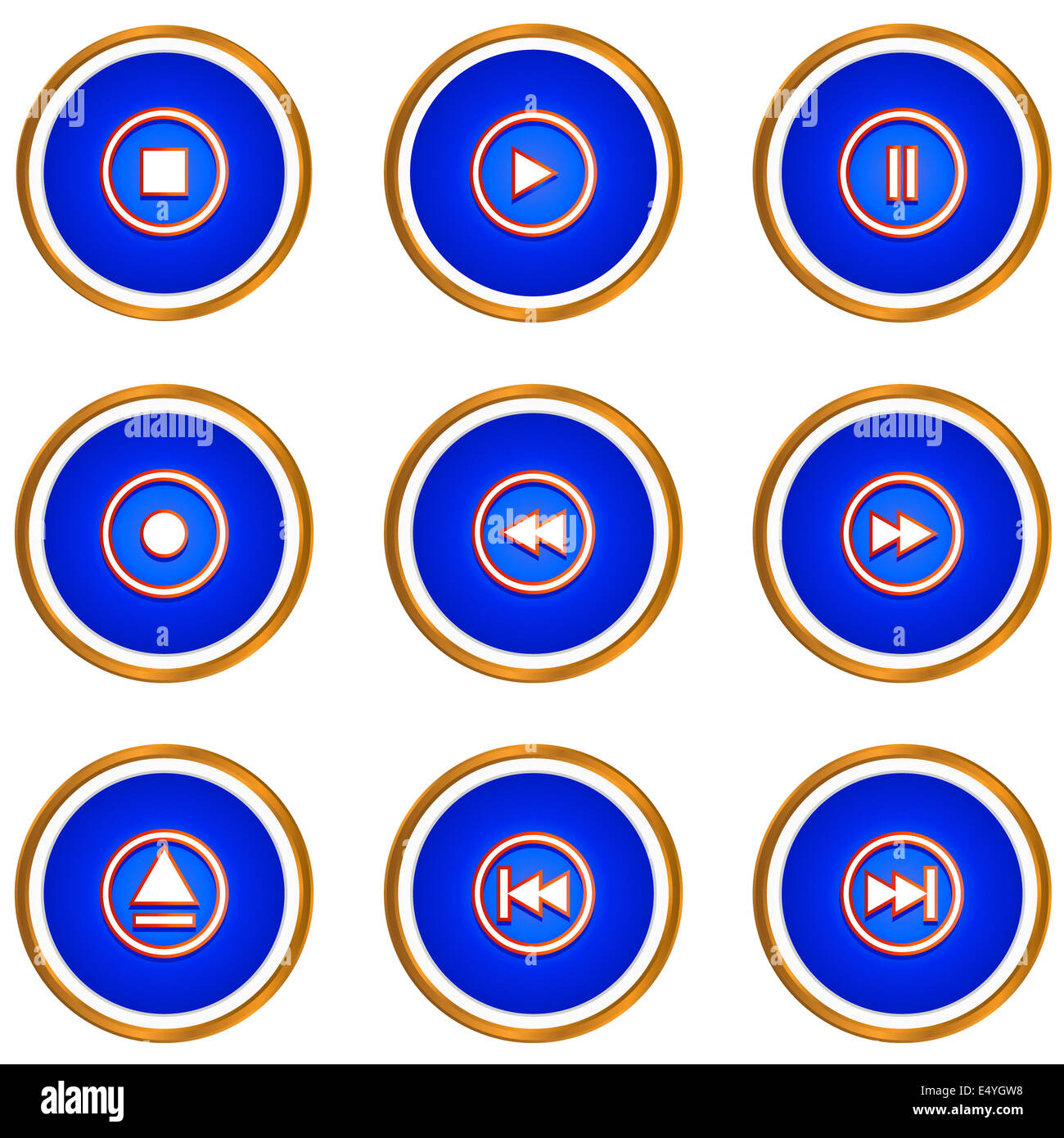 New player icons Stock Photo - Alamy