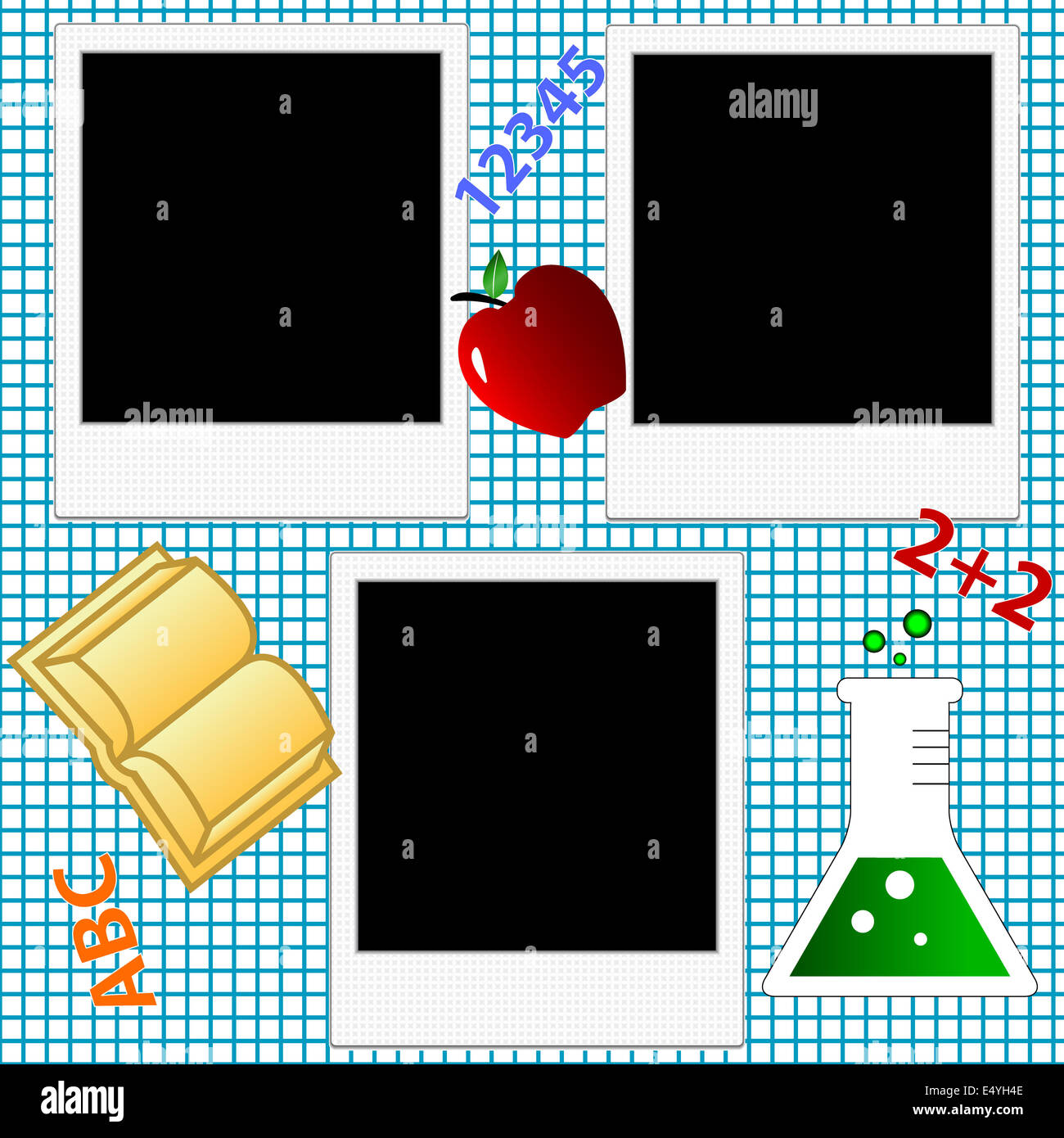 School photo album hi-res stock photography and images - Alamy