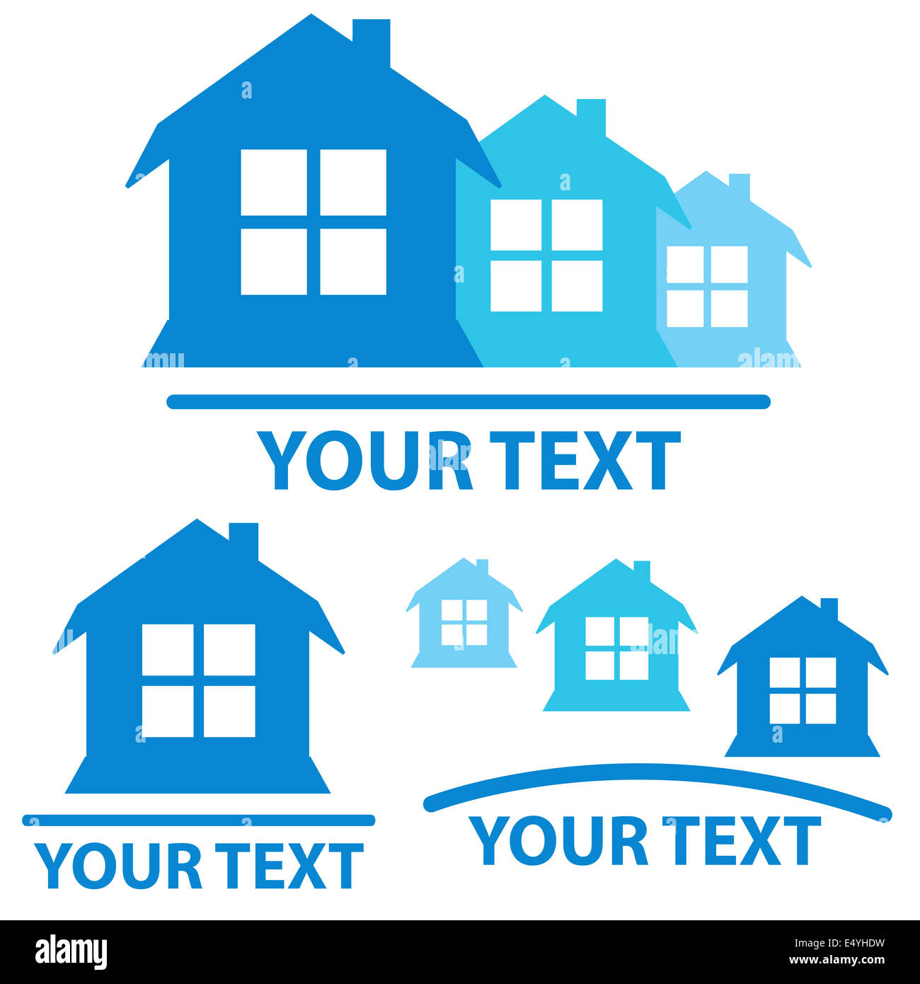 Logo real estate developer Cut Out Stock Images & Pictures - Alamy