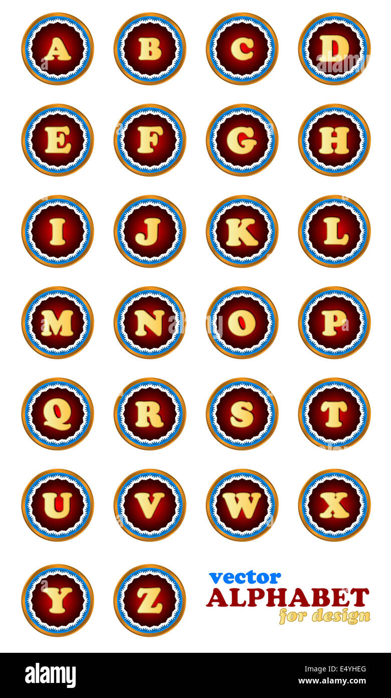Alphabet study Cut Out Stock Images & Pictures - Alamy