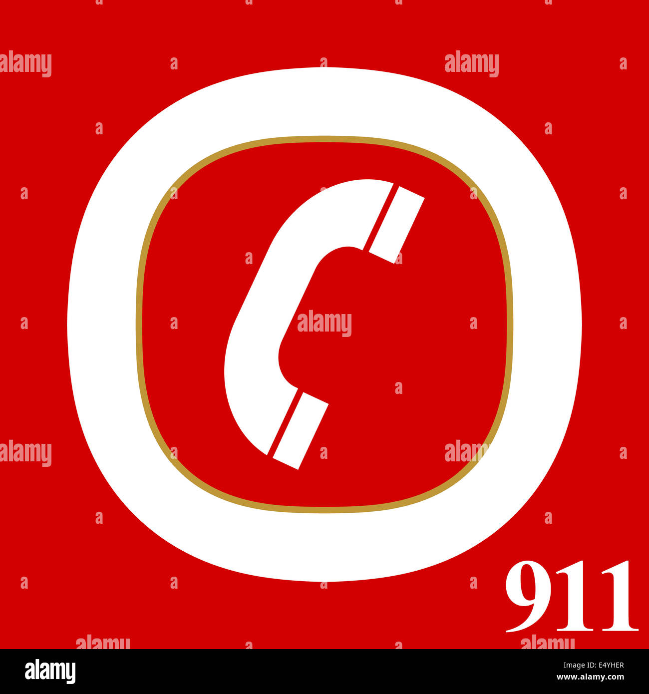 911 emergency logo hi-res stock photography and images - Alamy