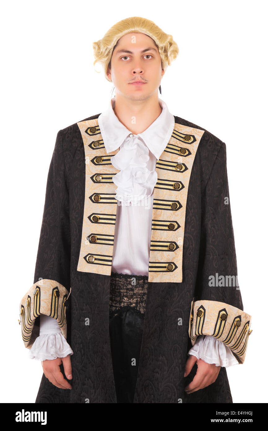 Man in medieval costume Stock Photo - Alamy