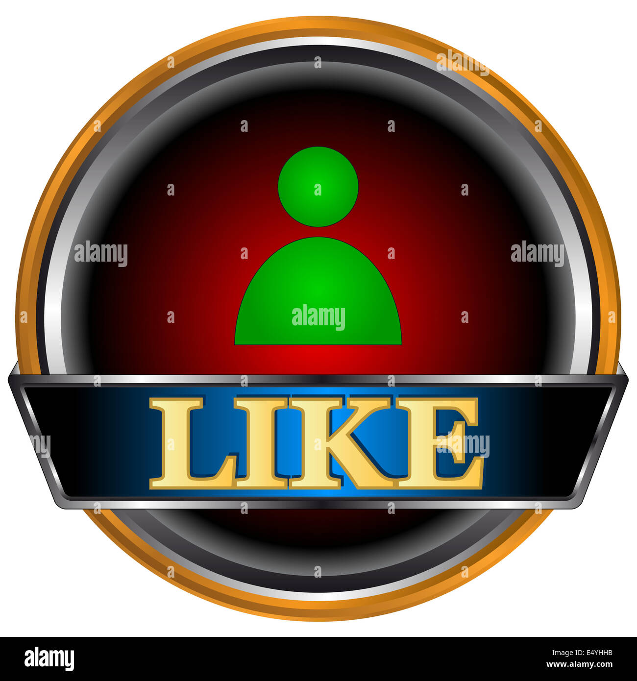 Icon like symbol share Cut Out Stock Images & Pictures - Alamy